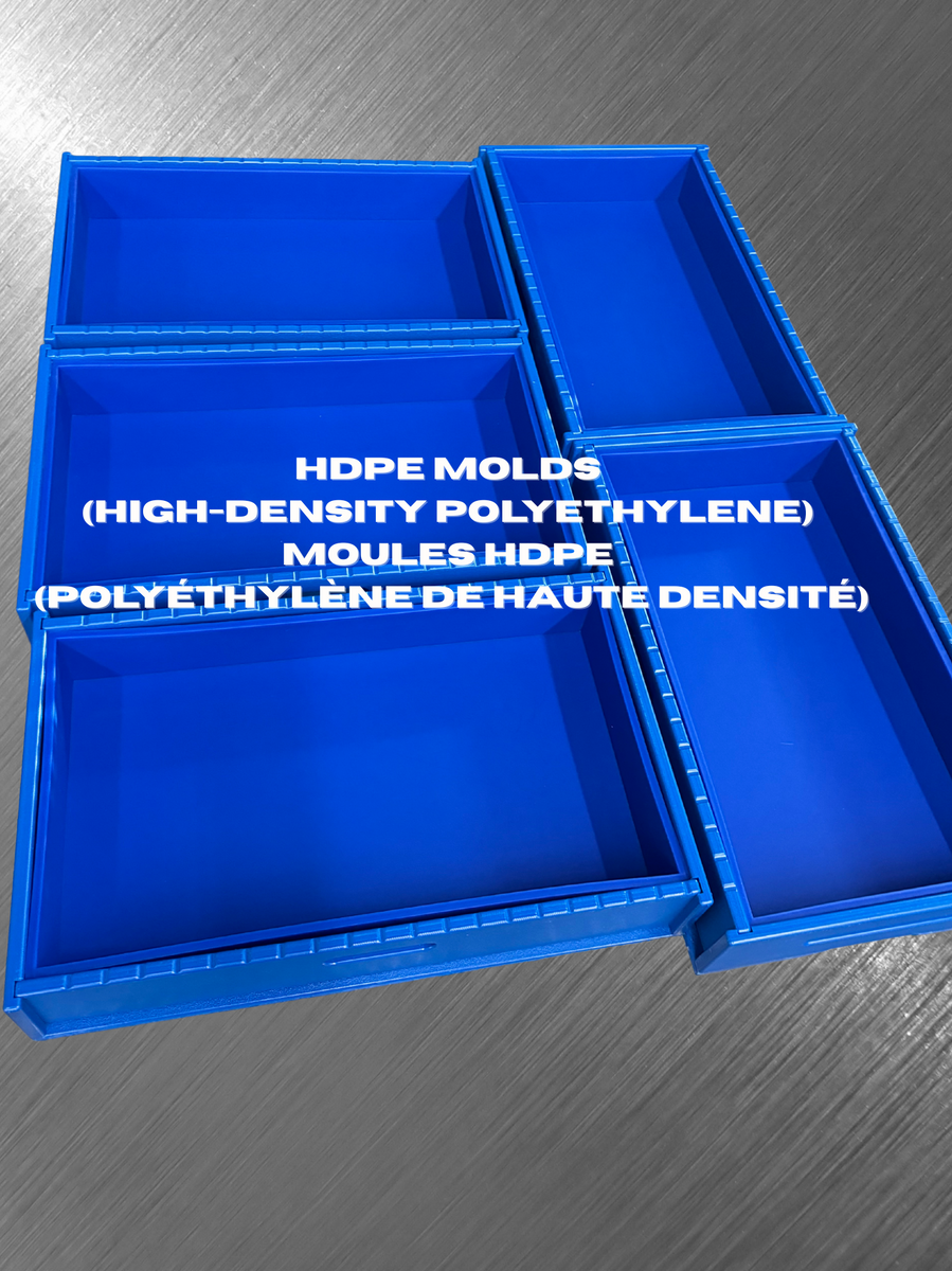 HDPE MOLDS (high-density polyethylene) MOULES HDPE (polyéthylène de ha ...
